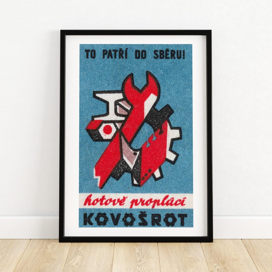 Collect Scrap Iron - Matchbox Print - Aesthetic Wall Art - Vintage Art ...