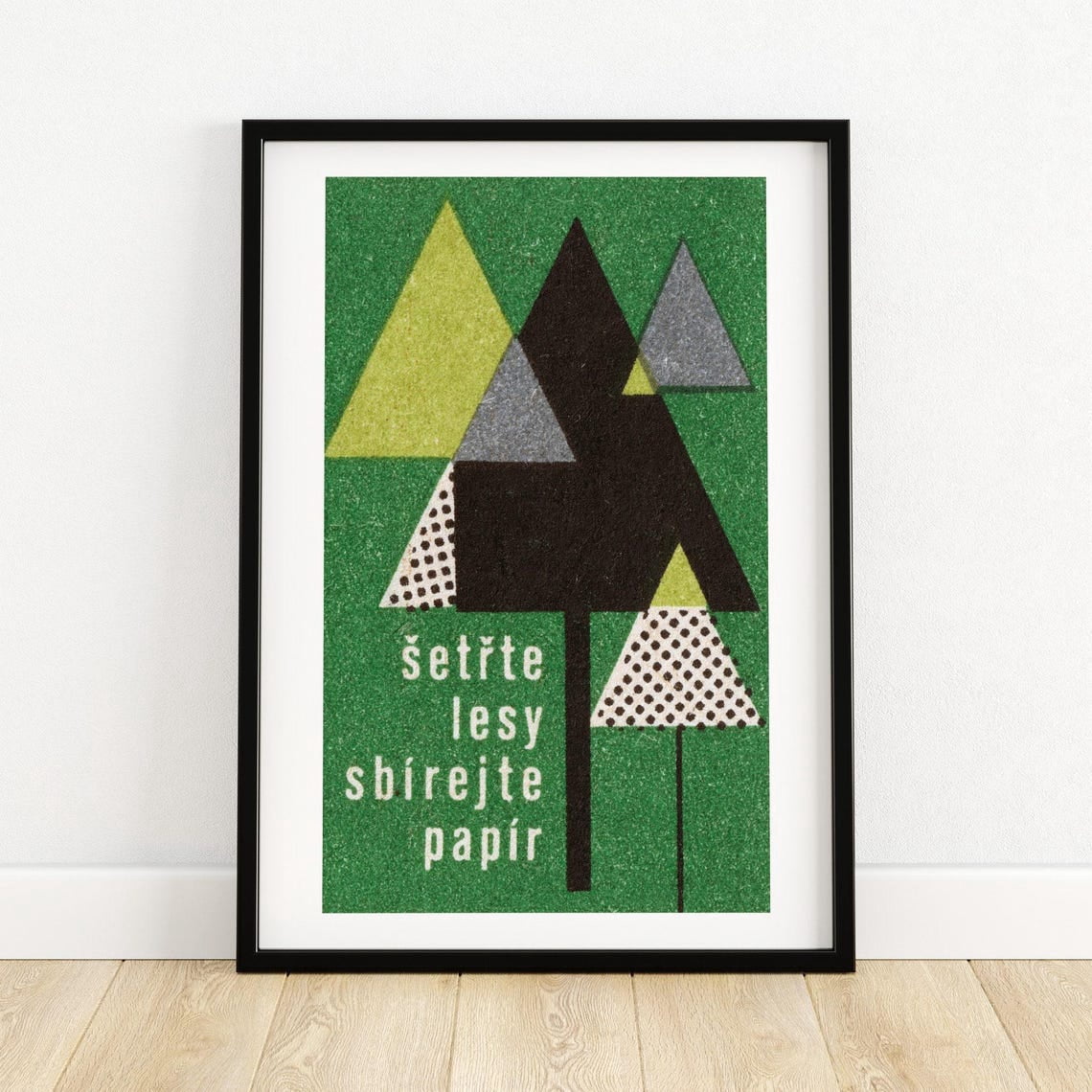 Collect Trash From Forest - Matchbox Print - Aesthetic Wall Art ...