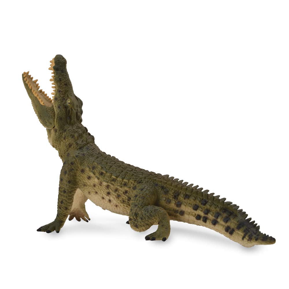 CollectA Wildlife Nile Crocodile Leaping with Movable Jaw Toy Figure ...