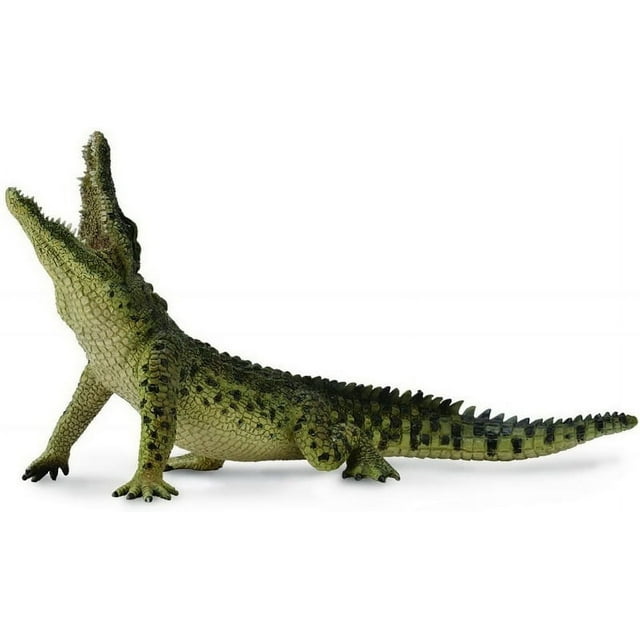 CollectA Wildlife Nile Crocodile Leaping with Movable Jaw Toy Figure ...