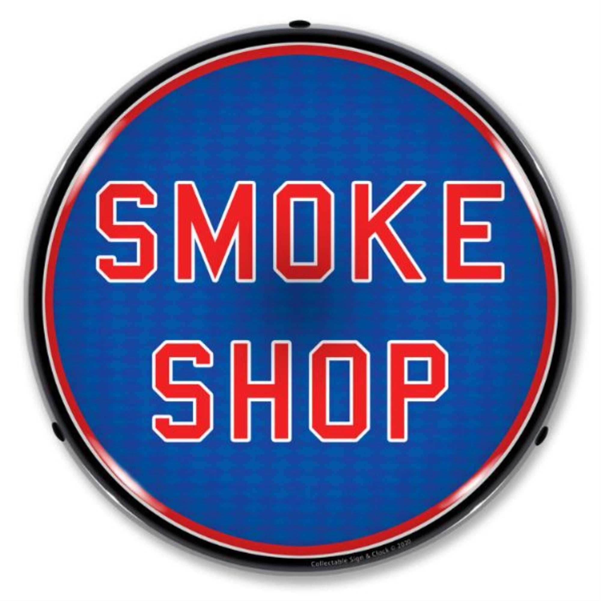 Collectable Sign and Clock Smoke Shop LED Lighted Premium Sign ...