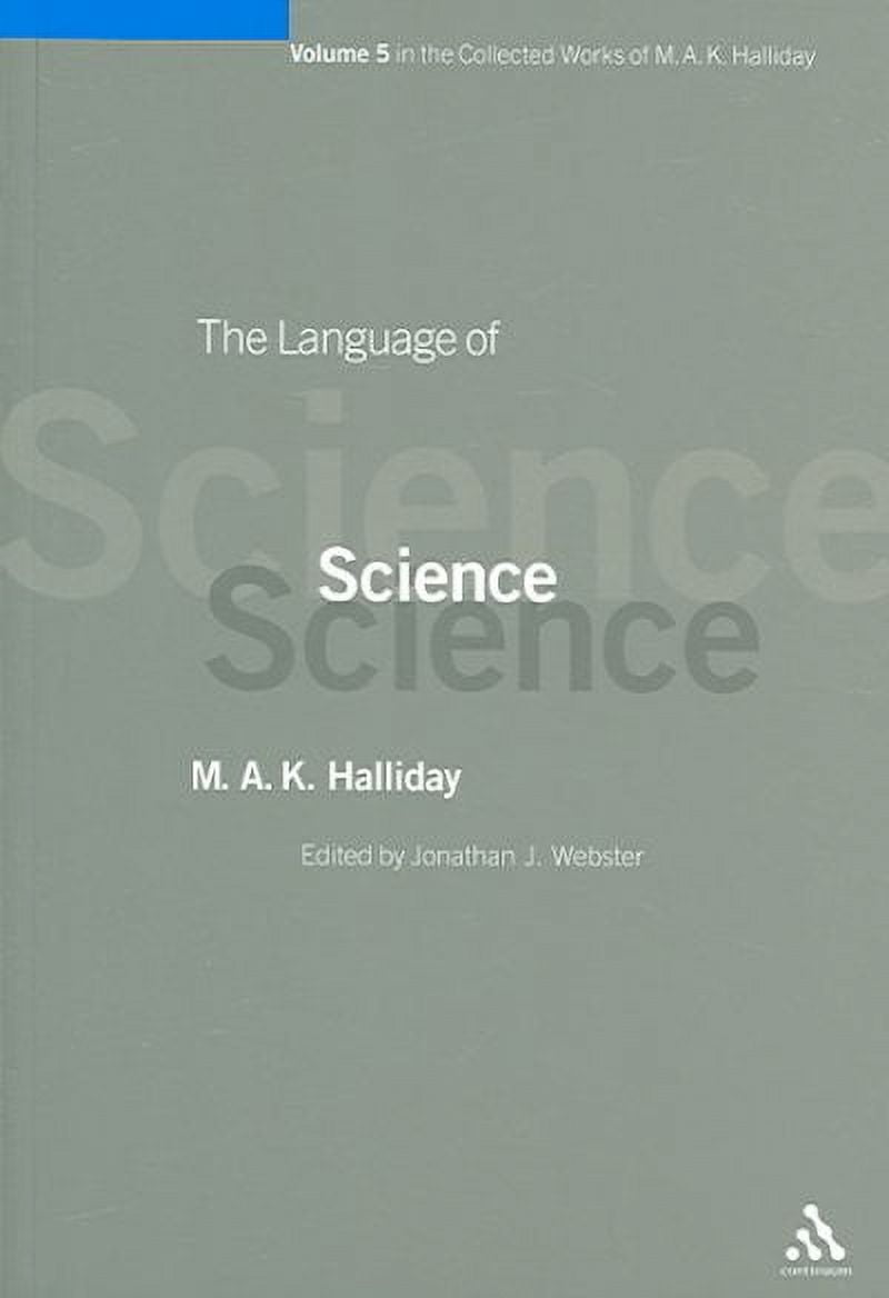 Collected Works of M.A.K. Halliday: The Language of Science (Paperback ...