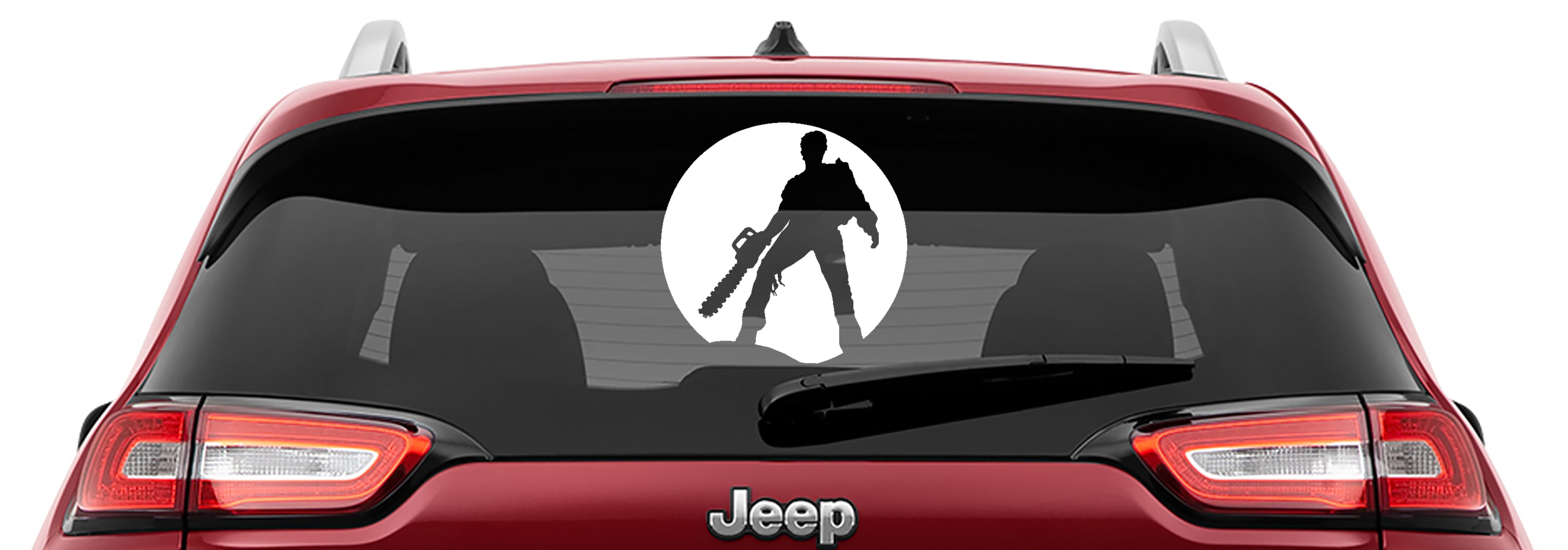 Collectible Decals Evil Dead Ash Chainsaw Horror Vinyl Decal - Walmart.com