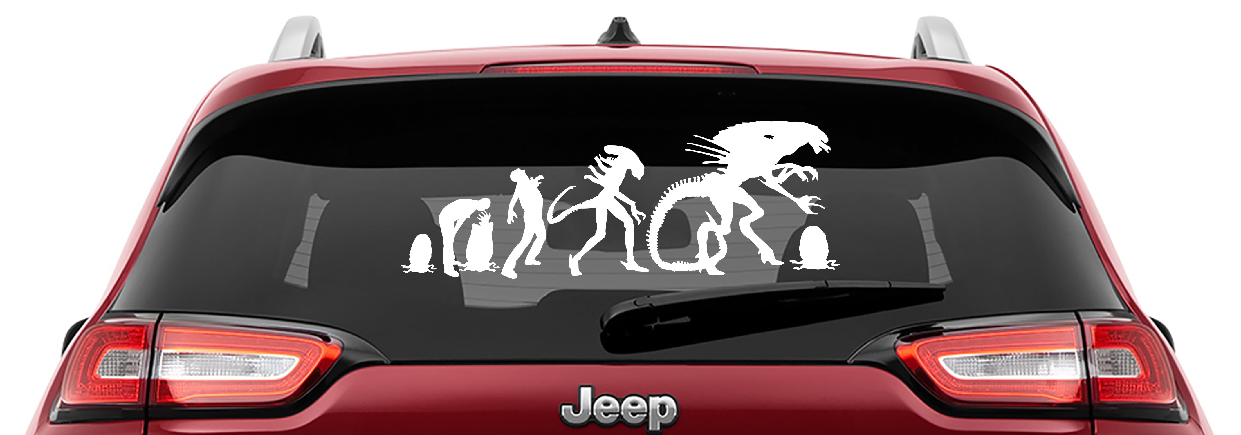 Collectible Decals Evolution of Alien Xenomorph Queen Vinyl Decal ...