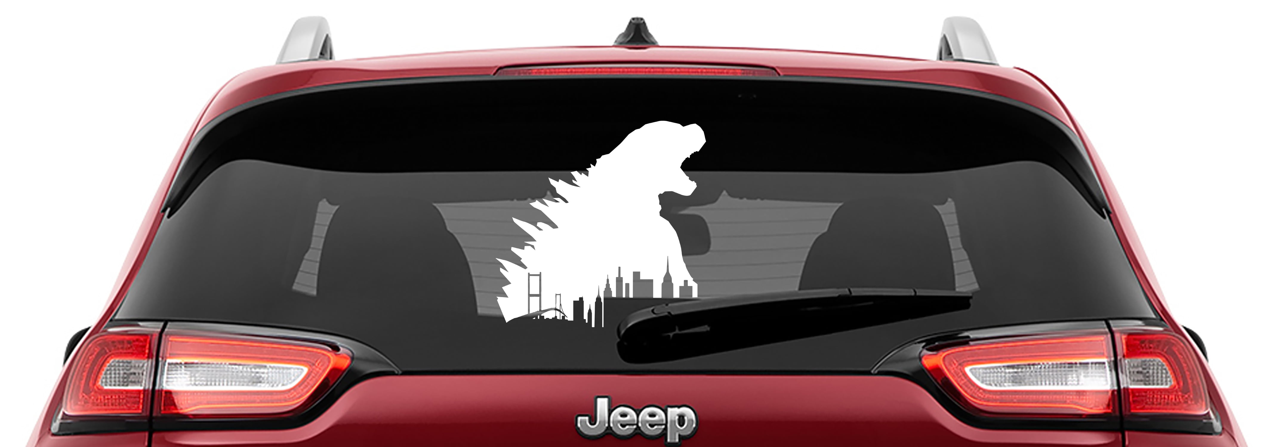 Collectible Decals Godzilla Over New York Vinyl Decal - Walmart.com