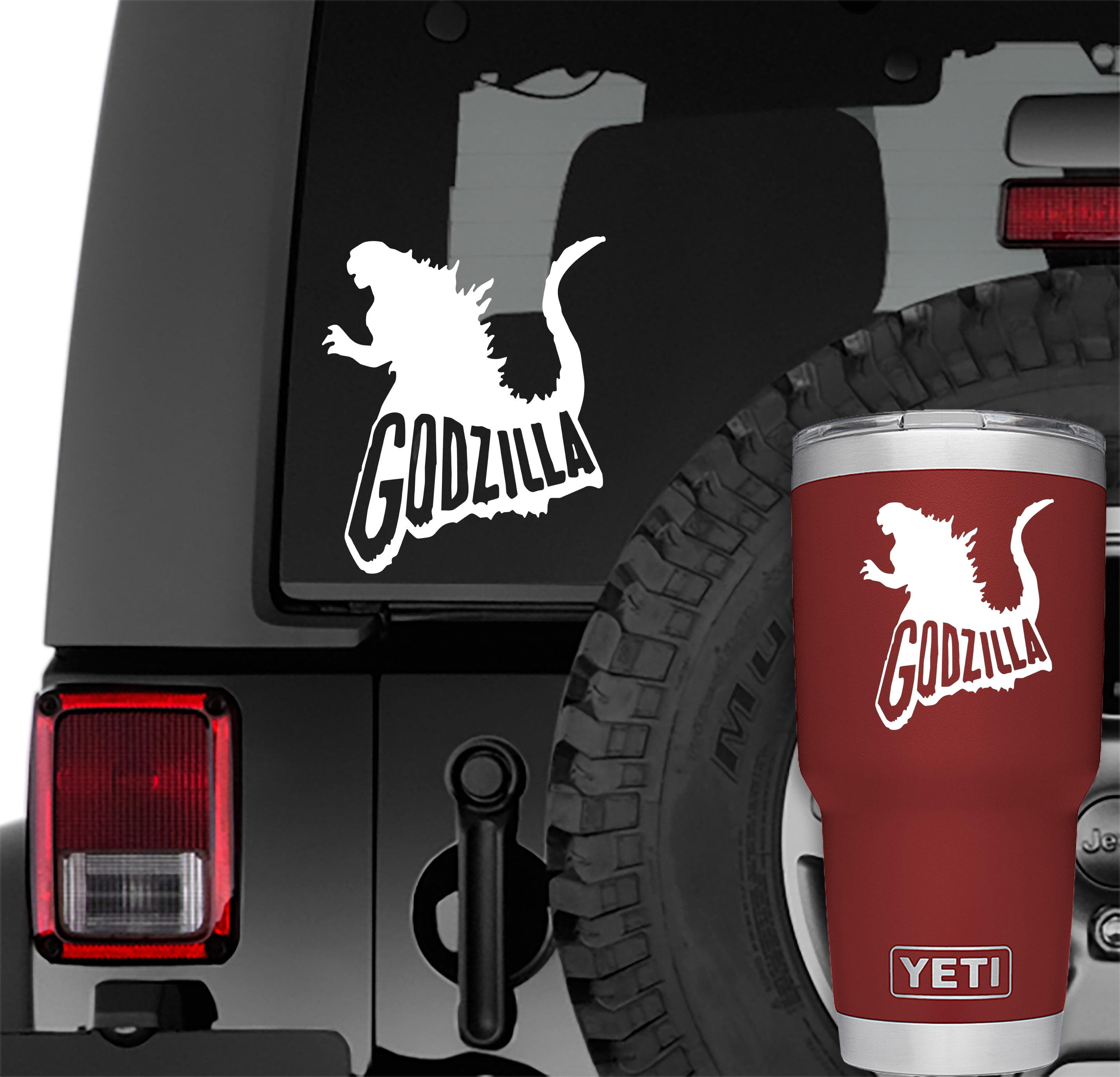Collectible Decals Godzilla With Name Vinyl Decal - Walmart.com