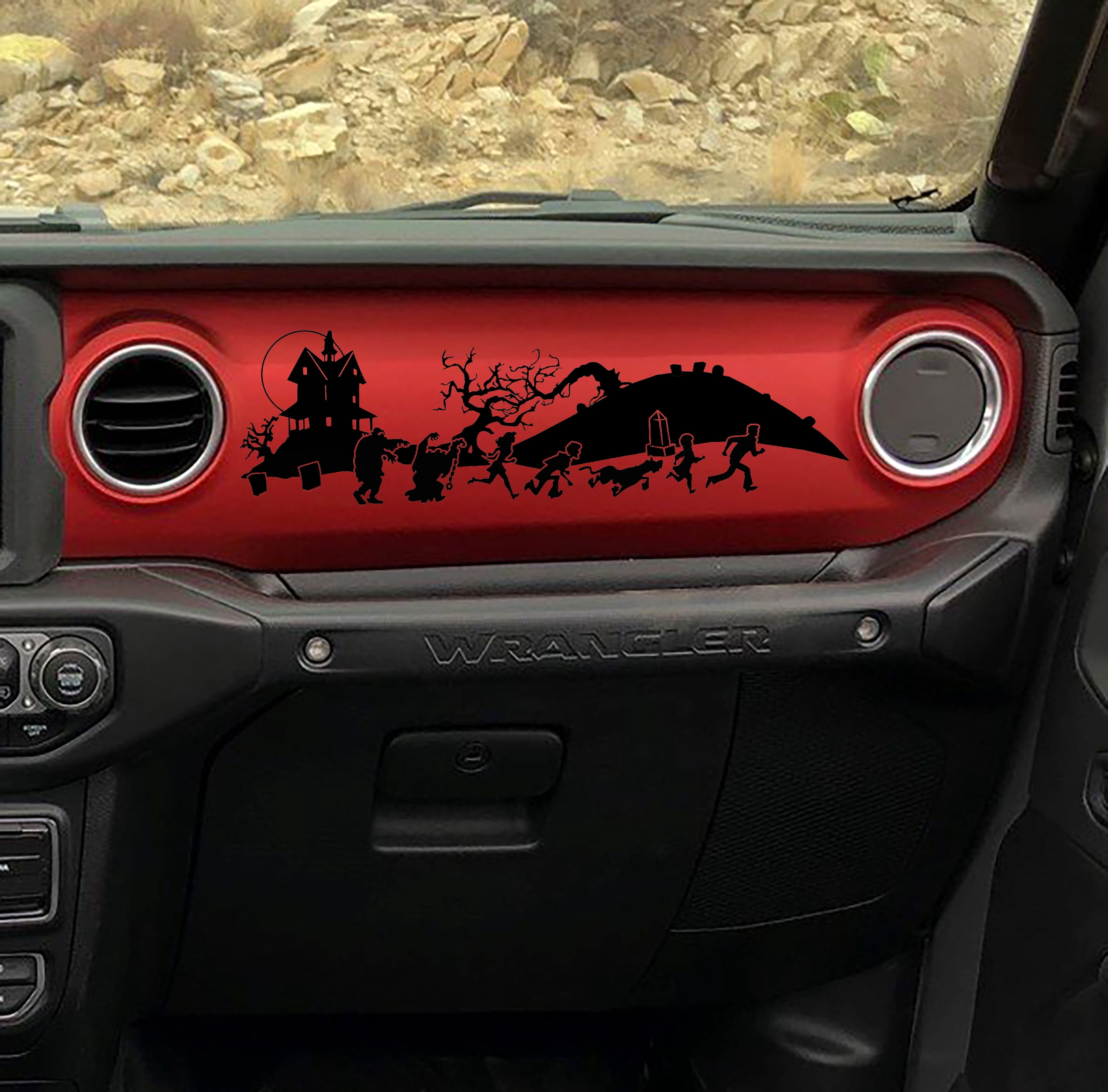 Collectible Decals JL/JT Passenger Dashboard Custom Scenery Vinyl Decal ...