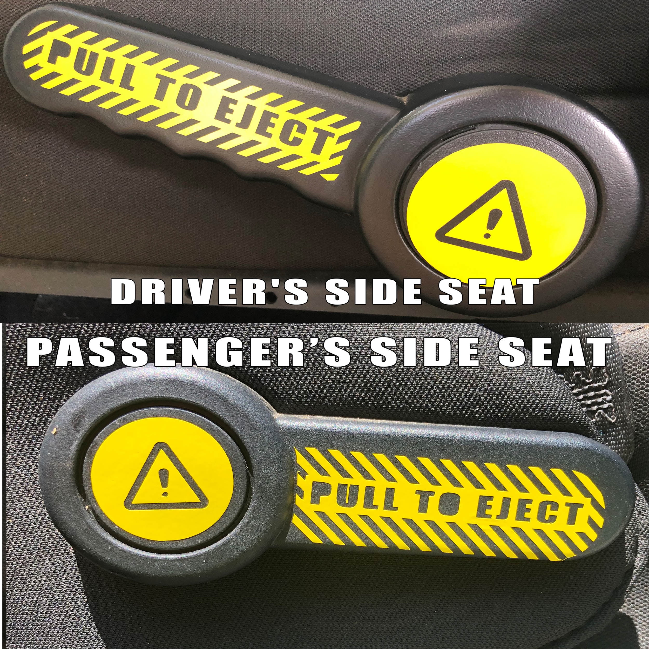 Collectible Decals Pull To Eject Decal Kit Driver & Passenger Decals ...