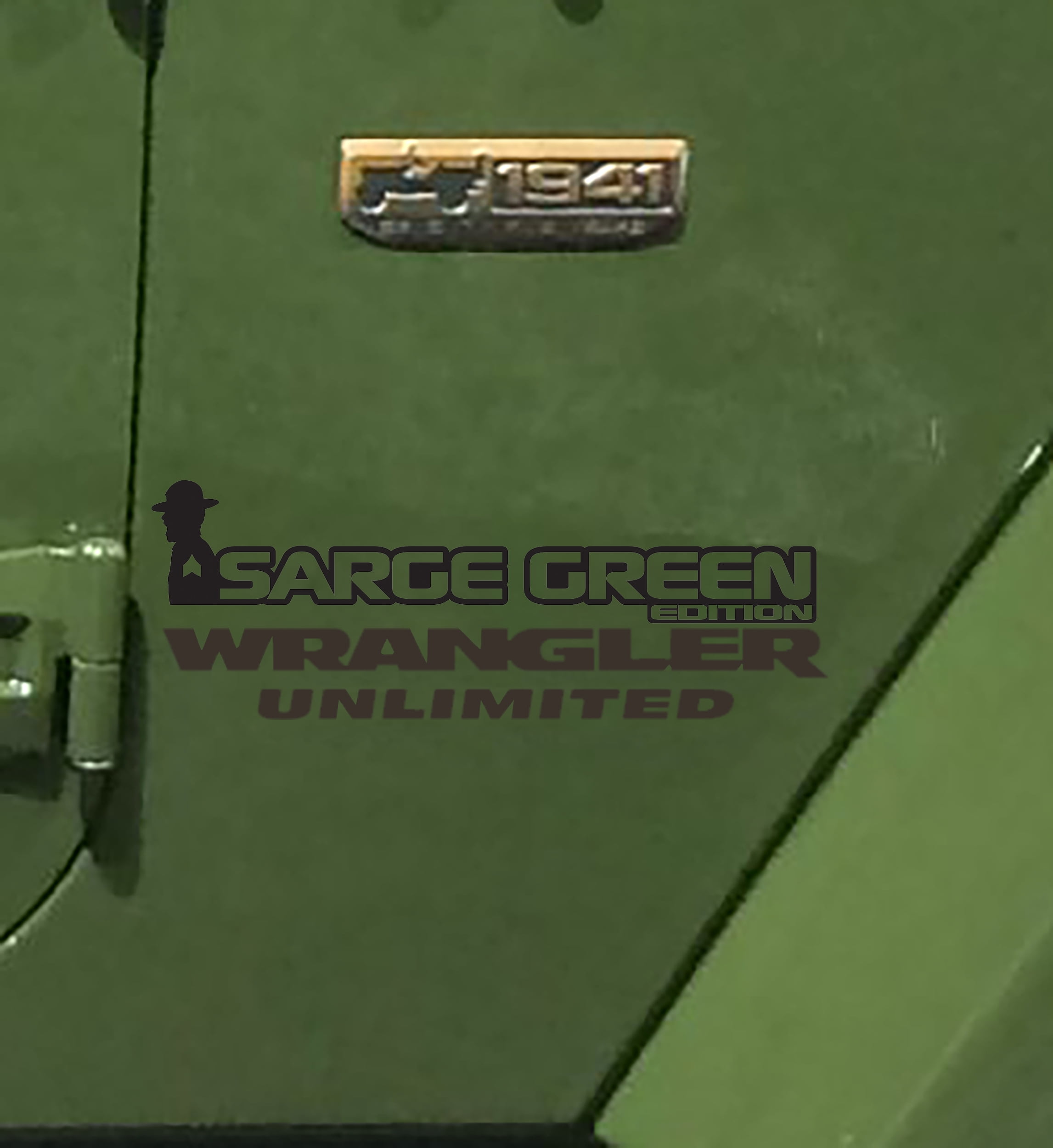 Collectible Decals Sarge Green Edition Decal (Pair) Fender Decals For ...