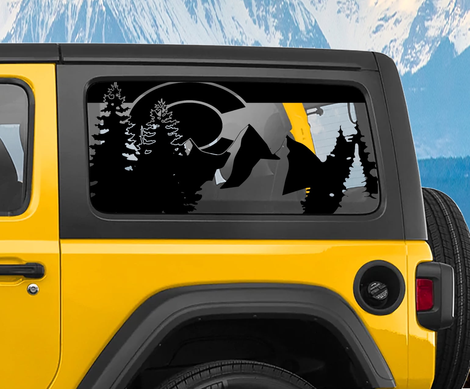 Collectible Decals State of Colorado Flag Design Window Wrangler Jk ...