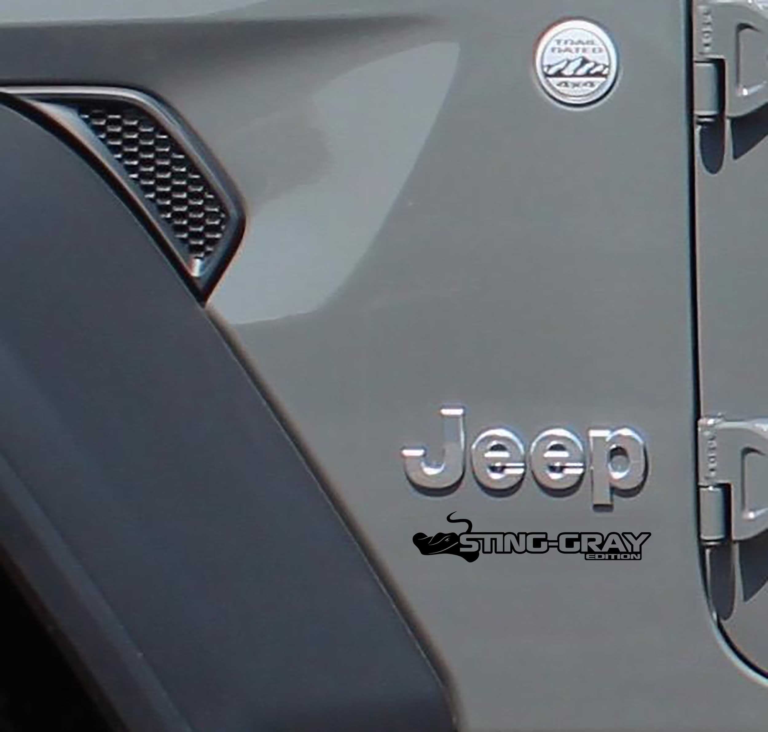 Collectible Decals Sting Gray Edition Decal (Pair) Fender Decals For ...