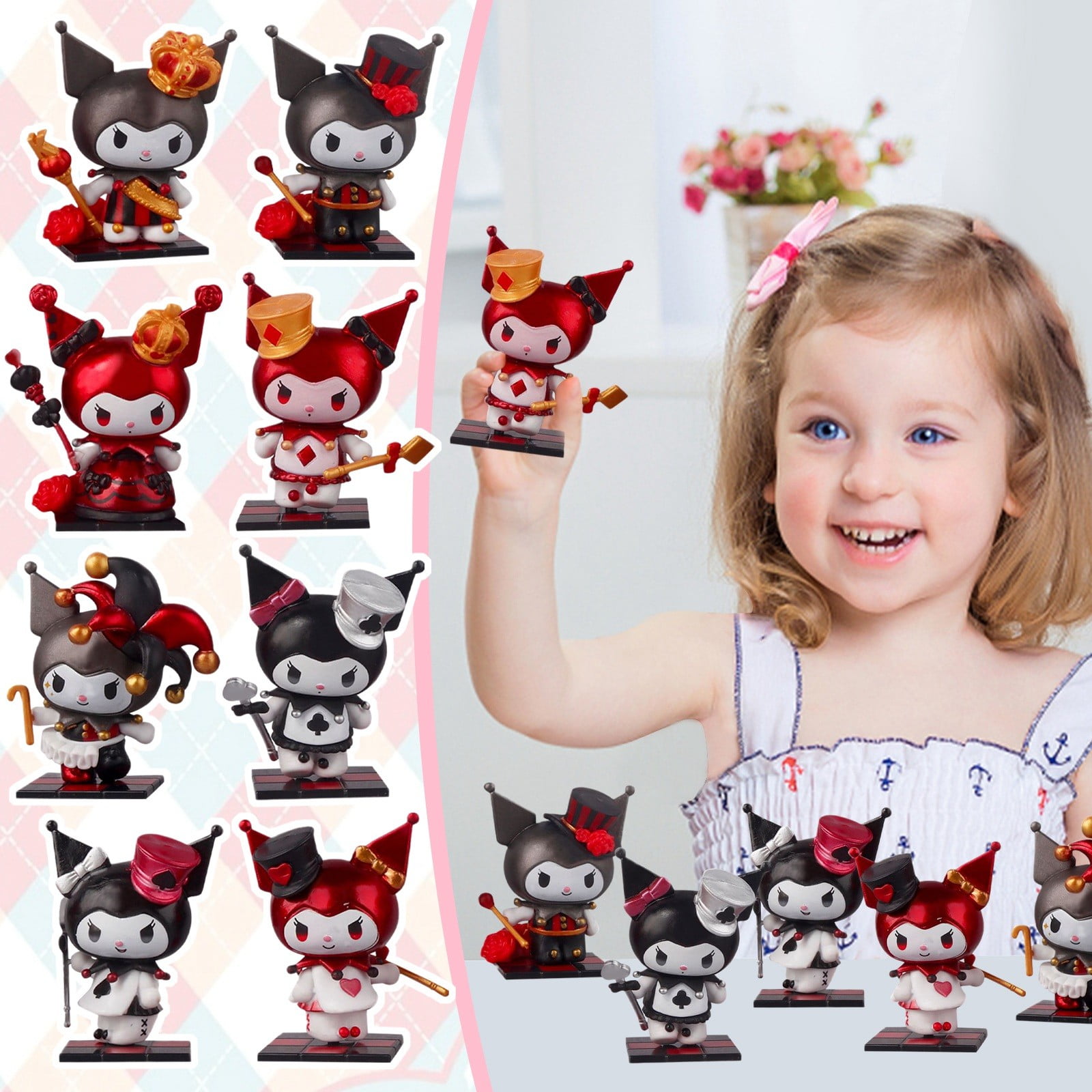 Collectible Horror Figures Set, Quirky Shaking Head Dolls for Car ...