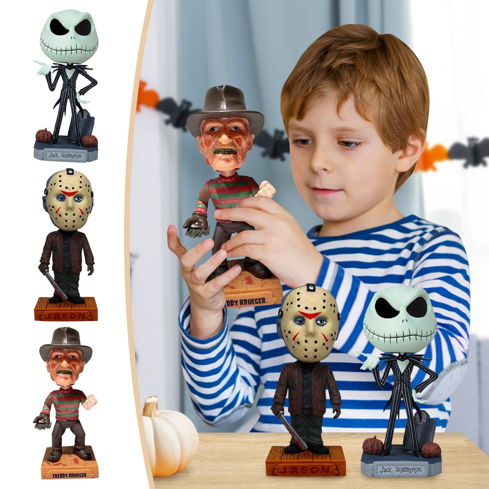Collectible Horror Movie Icon Figures, A Curated Set of Cinema's ...