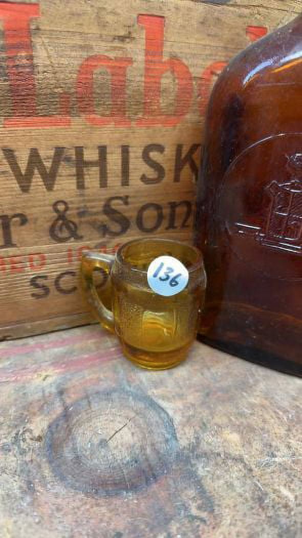 Collectible Shot Glass - Barrel Glass (Yellow) - Walmart Business Supplies