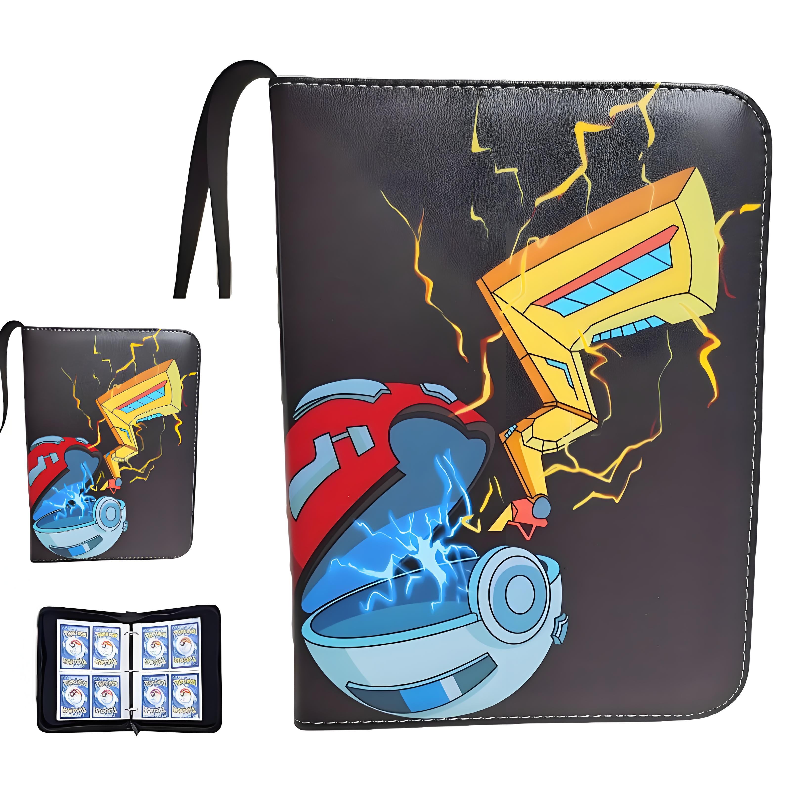 Collectible Trading Card Albums,4 Pocket Card Binder, 400 Double Sided ...