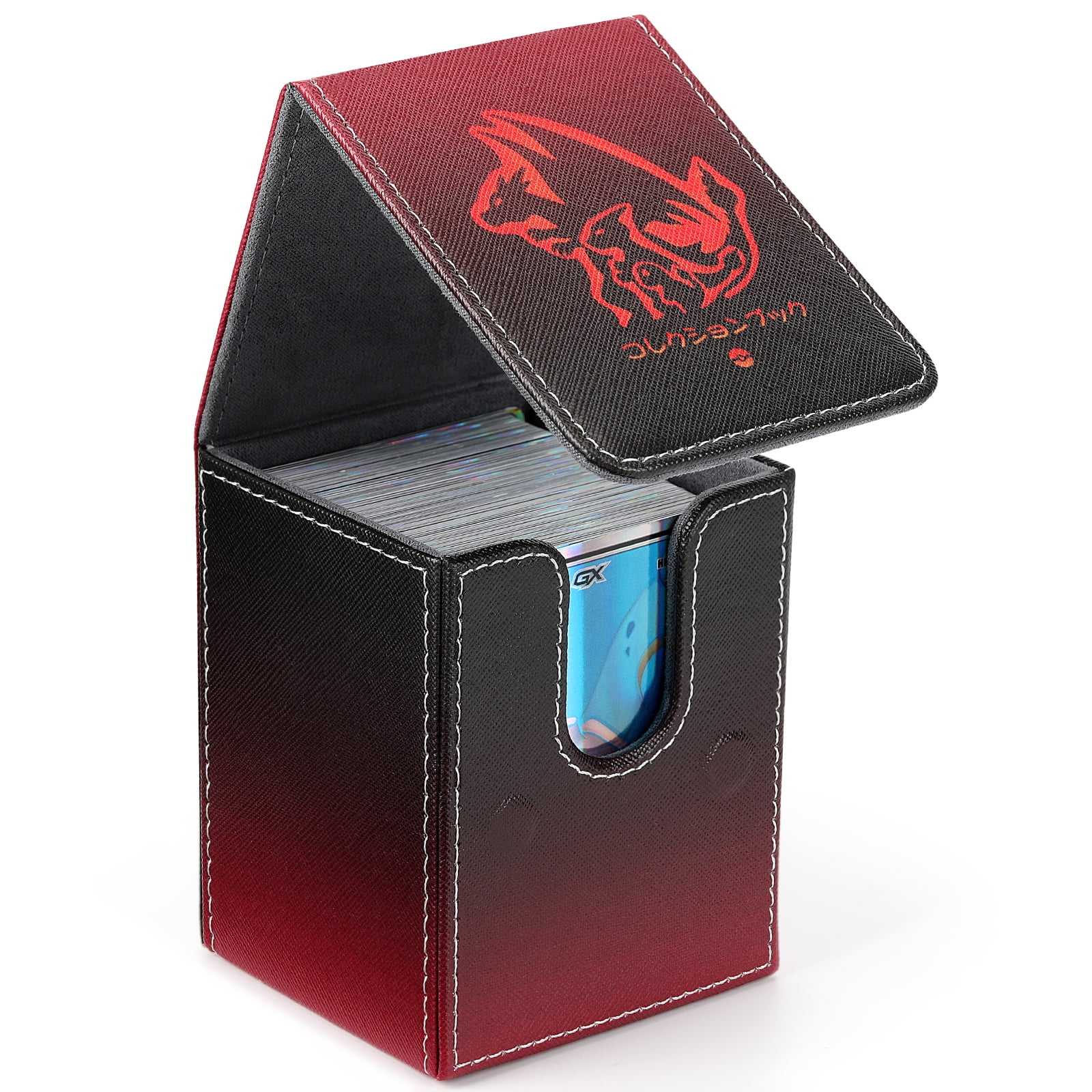 Collectible Trading Card Case, MTG Deck Card Storage Box for 100+ TCG ...
