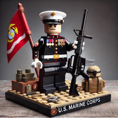 AFBBF Collectible Armed Forces Miniatures, Military Building Brick Set ...