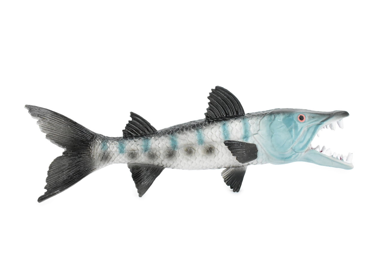 Collectible Wildlife Gifts, Realistic Barracuda Toy, Hand Painted ...
