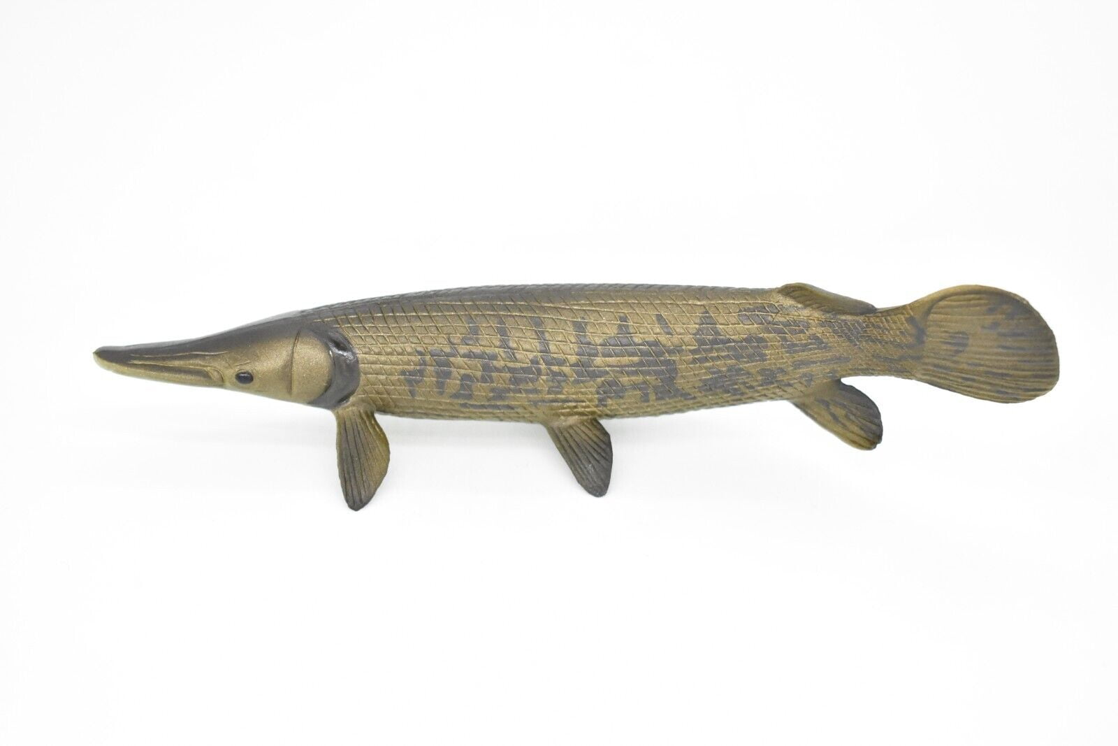 Walmart Alligator Gar Fish Model, Realistic Rubber Figurine, Hand ...