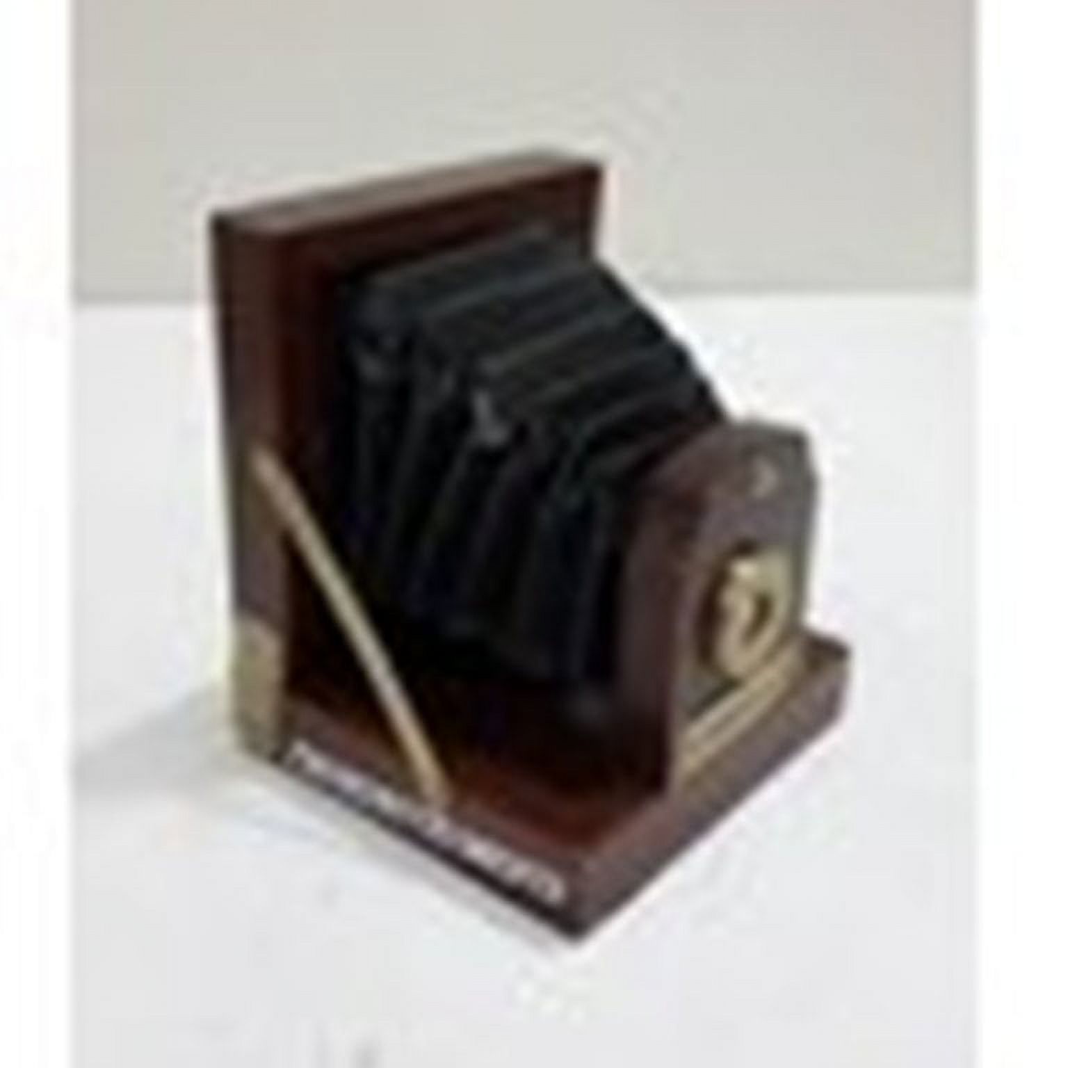 Collectible Wood Antique Style Decorative Table desk Camera Home decor ...