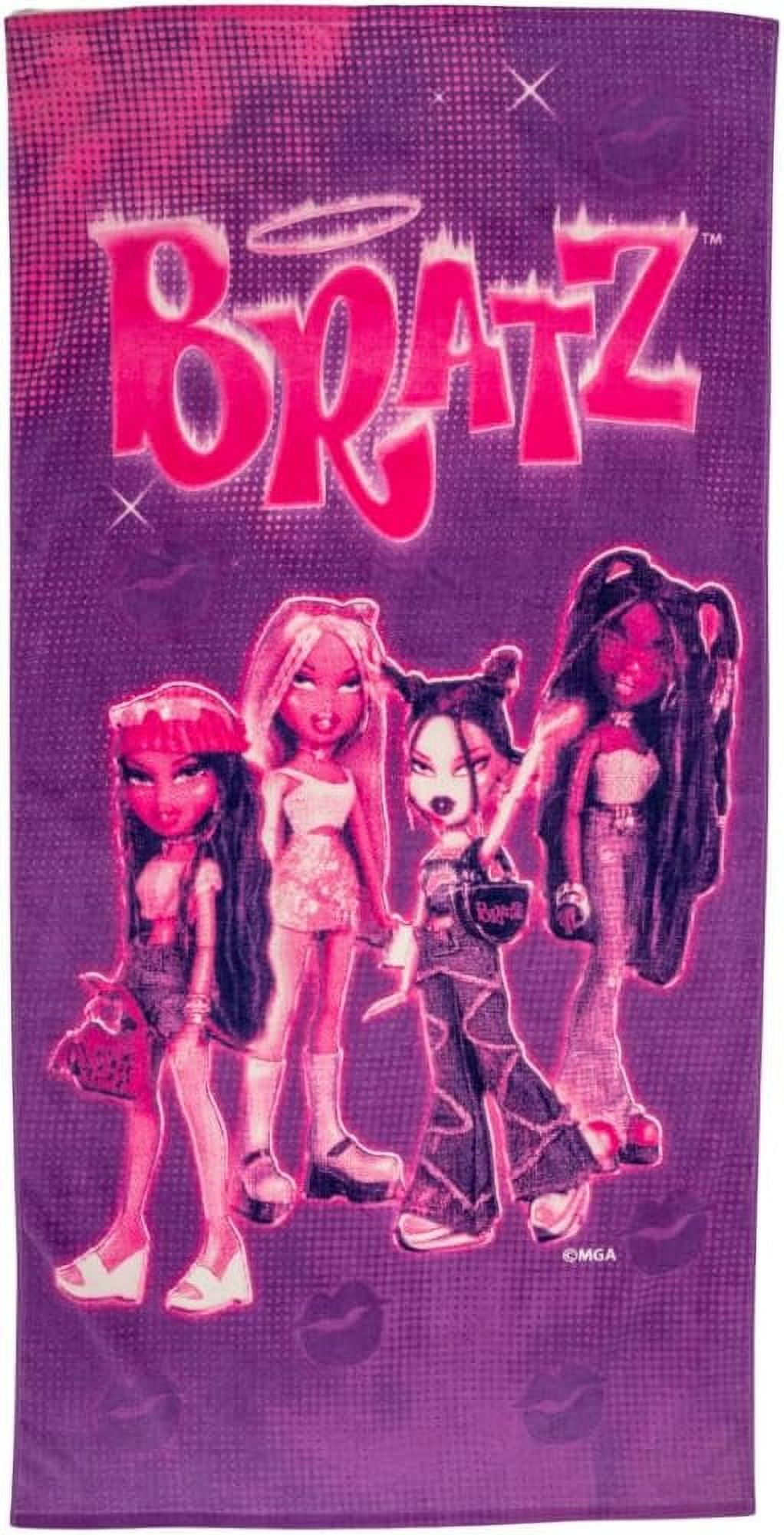 Collectibles Bratz Super Soft Cotton Bath/Pool/Beach Towel, 60 in x 30 ...