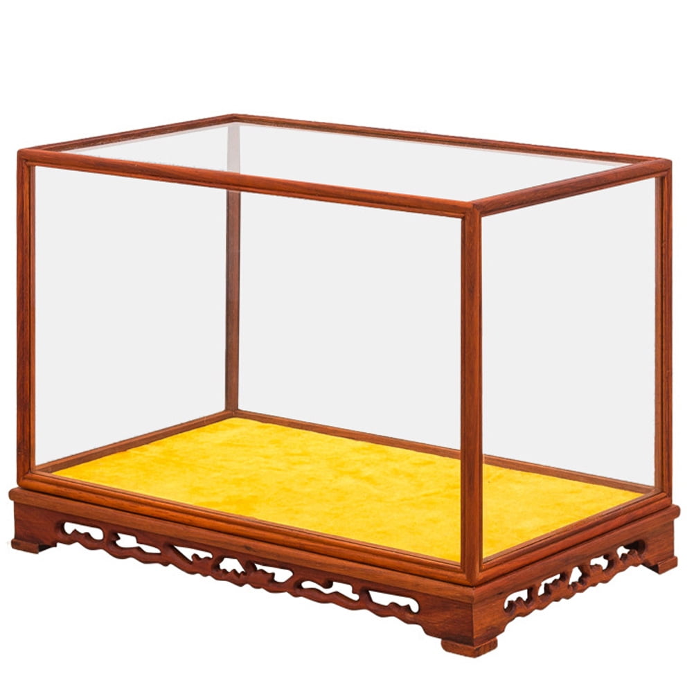 Collectibles Display Case Dustproof Showcase Countertop Display Box ...