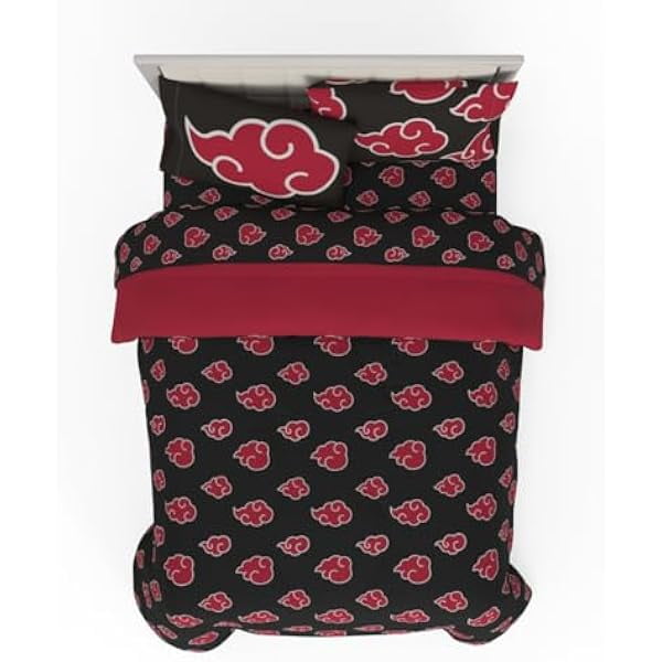 Collectibles Naruto Anime Akatsuki Bedding 7 Piece Super Soft ...