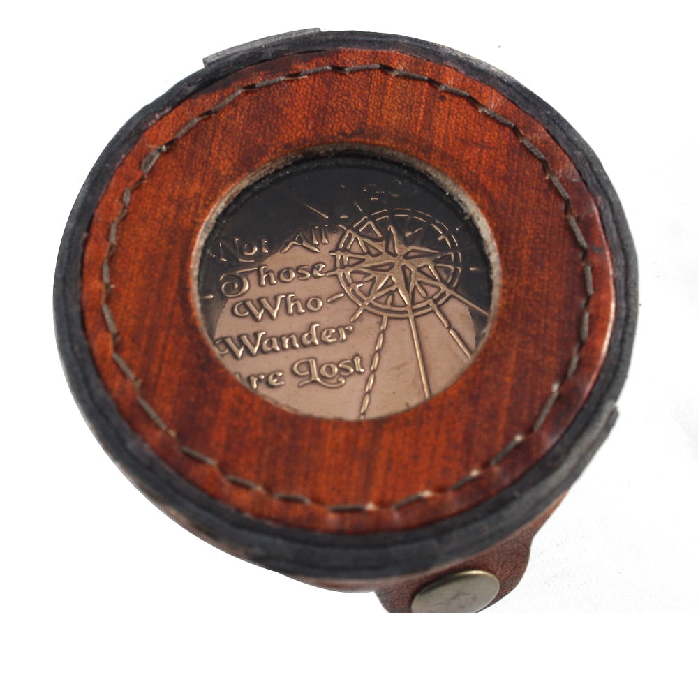 CollectiblesBuy Antique Nautical Marine Magnetic Compass Engraved Quote ...