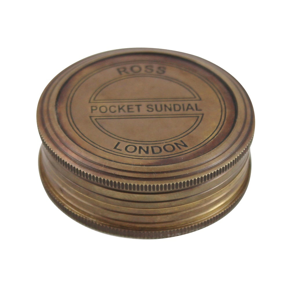 CollectiblesBuy Royal Ross Pocket Sundial Compass Antique Sailor Ship ...