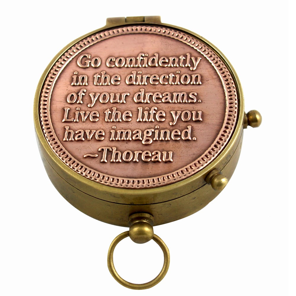 CollectiblesBuy Vintage Solid Brass Directional Magnetic Compass ...