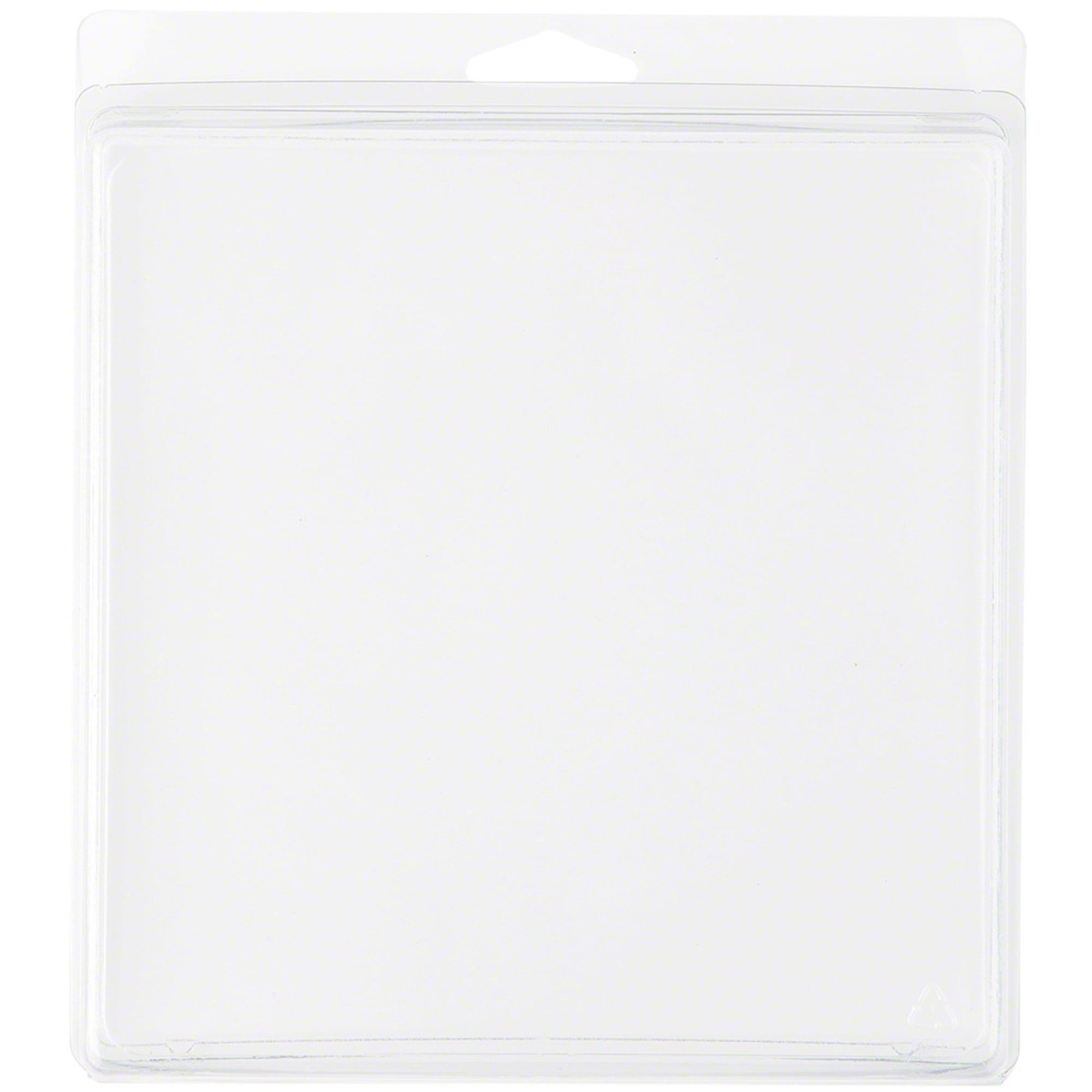 Clear Plastic Clamshell Storage Container, 6.56"H x 6.38"W x 1.25"D ...