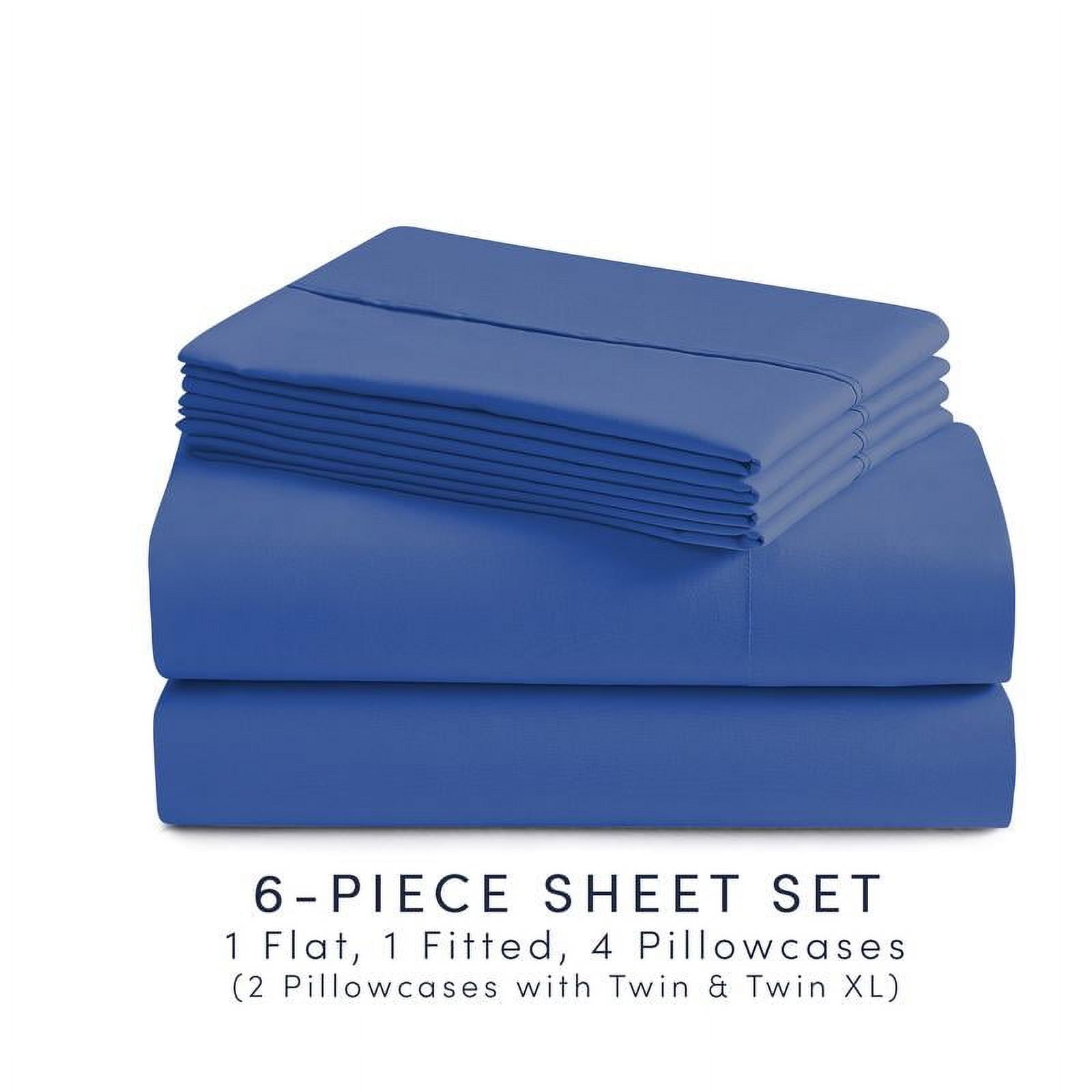 Collection 6pc Supreme High Quality Double Brushed 1500 Series ...