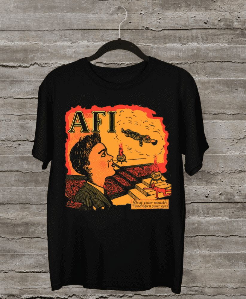 Collection AFI Band Gift For Fan Cotton Black All Size Unisex T-Shirt ...