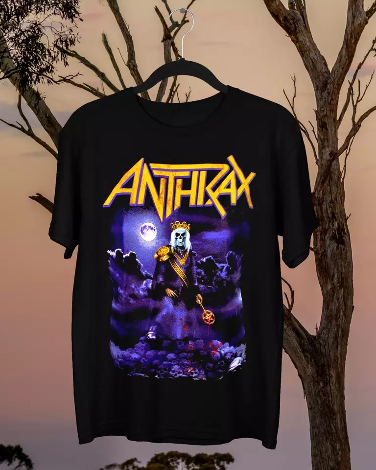 Collection Anthrax Cotton Gift For Family Black All Size Unisex Tee ...