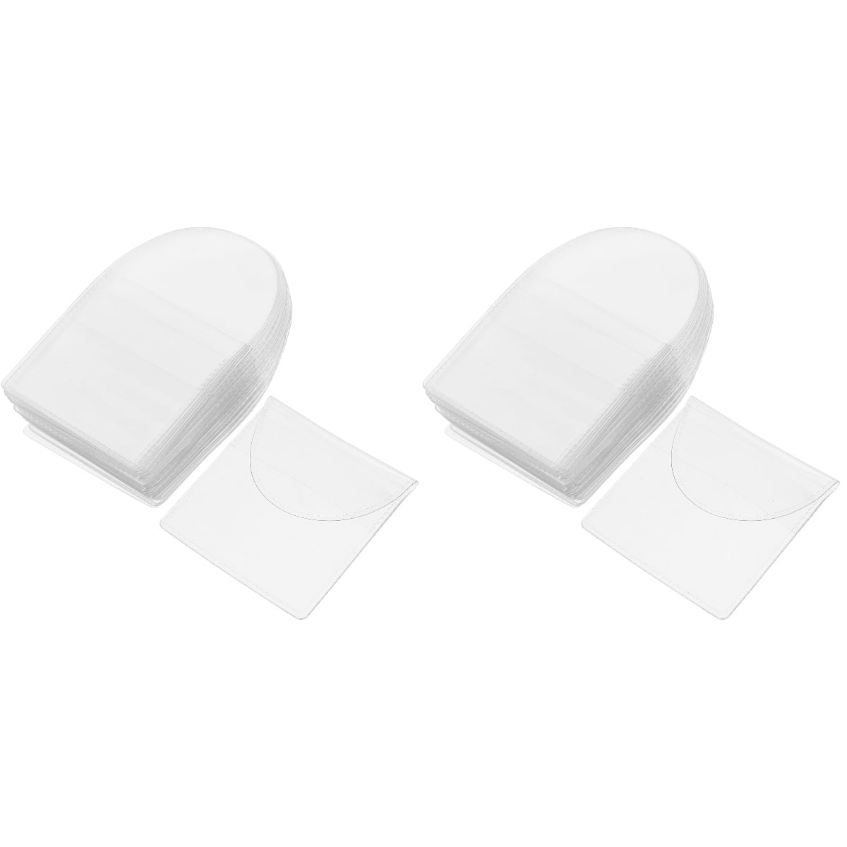 Collection Bag Transparent PVC Badge Storage 40 Pieces 80 Pcs Plastic ...