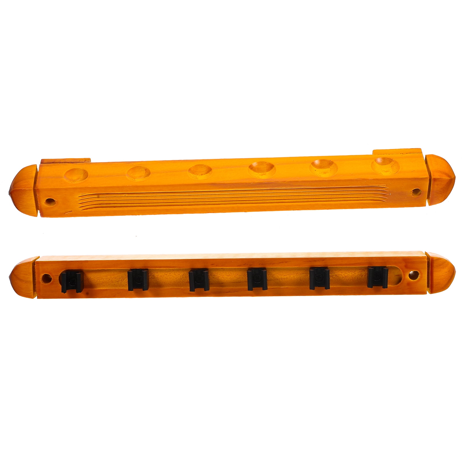 Yellow Metal Billiard Cue Rack for Pool Sticks Display and Storage with ...