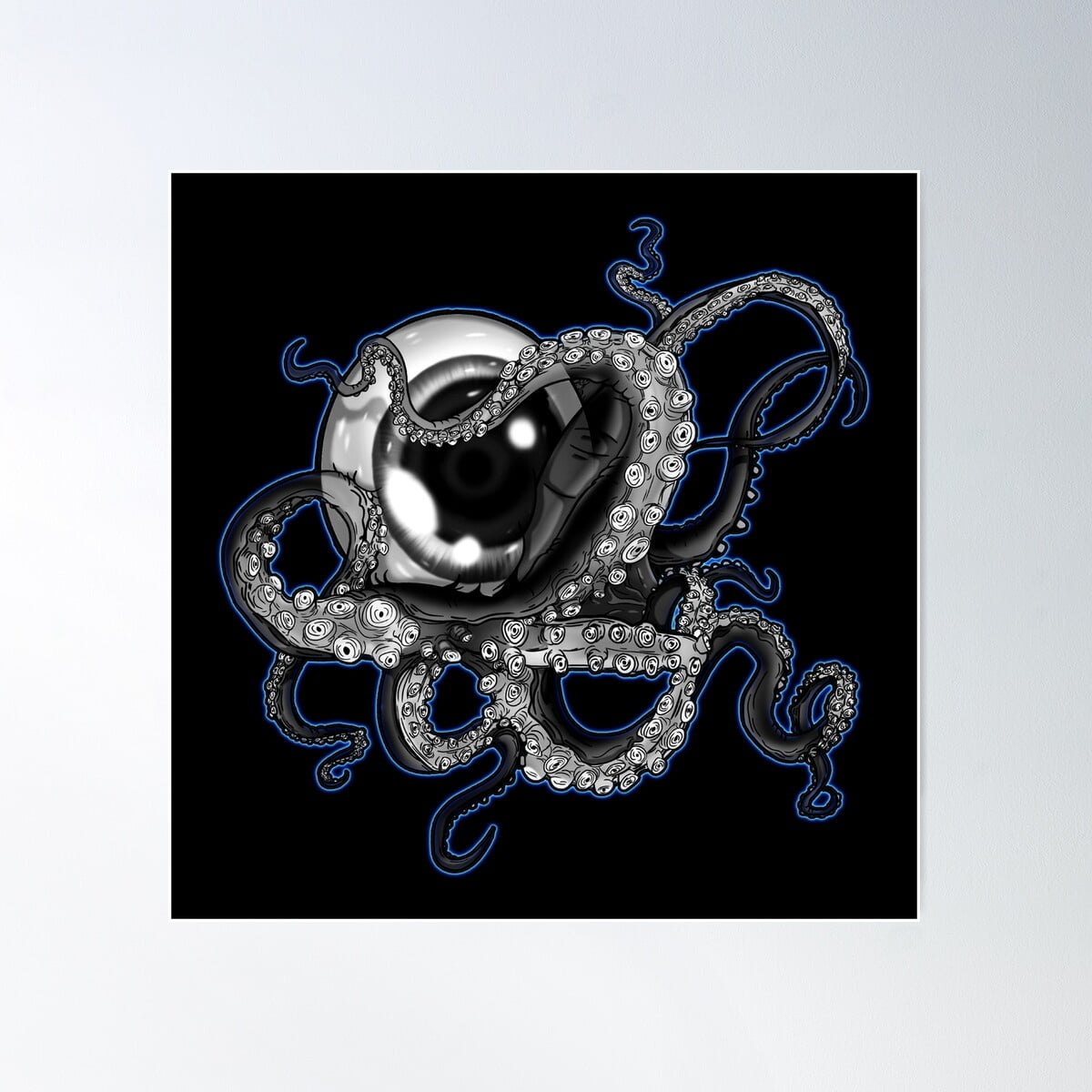 Collection Of Curious Creatures: Octo-Eye-Pus Octopus Eyeball Black And ...