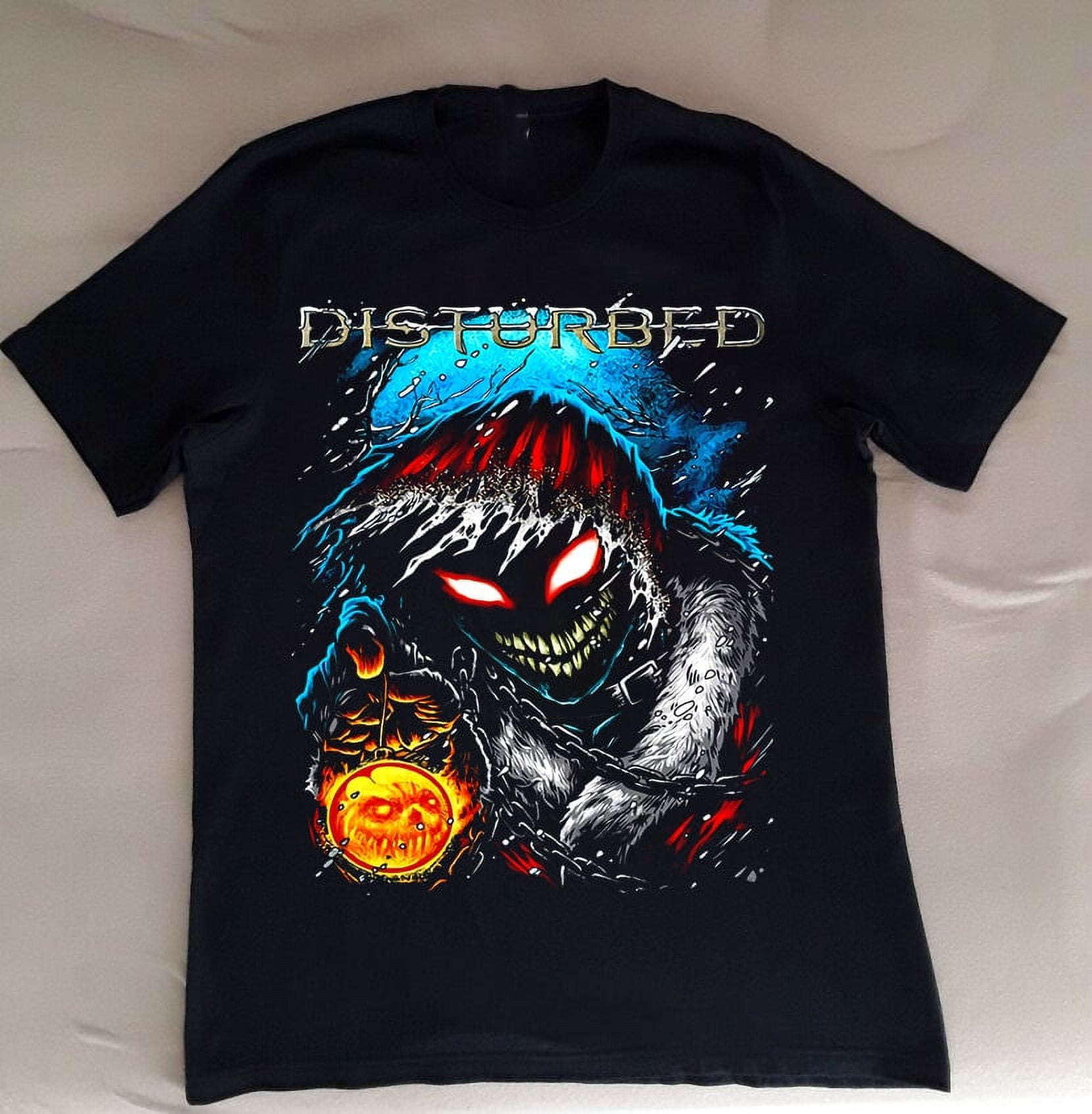 Collection Disturbed Band Short Sleeve Black Men Women S-4XL T Shirt ...
