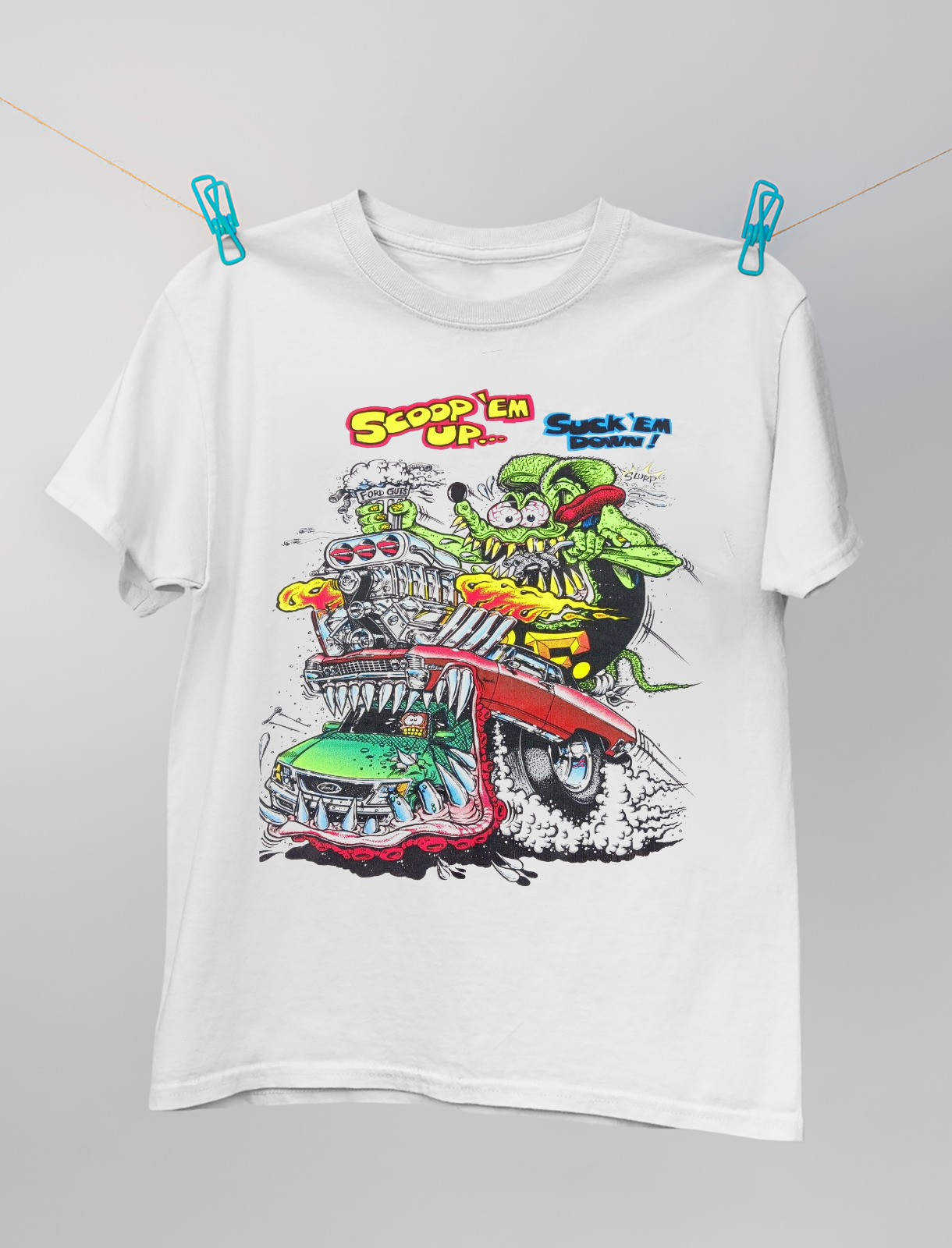 Collection Ed Roth Rat Fink Cotton Gift For Fan White S-2345XL T-shirt S3653 - Walmart.com