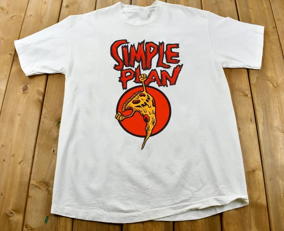 Collection Funny Pizza Simple Plan Band Gift For Fan S to 5XL T-Shirt ...