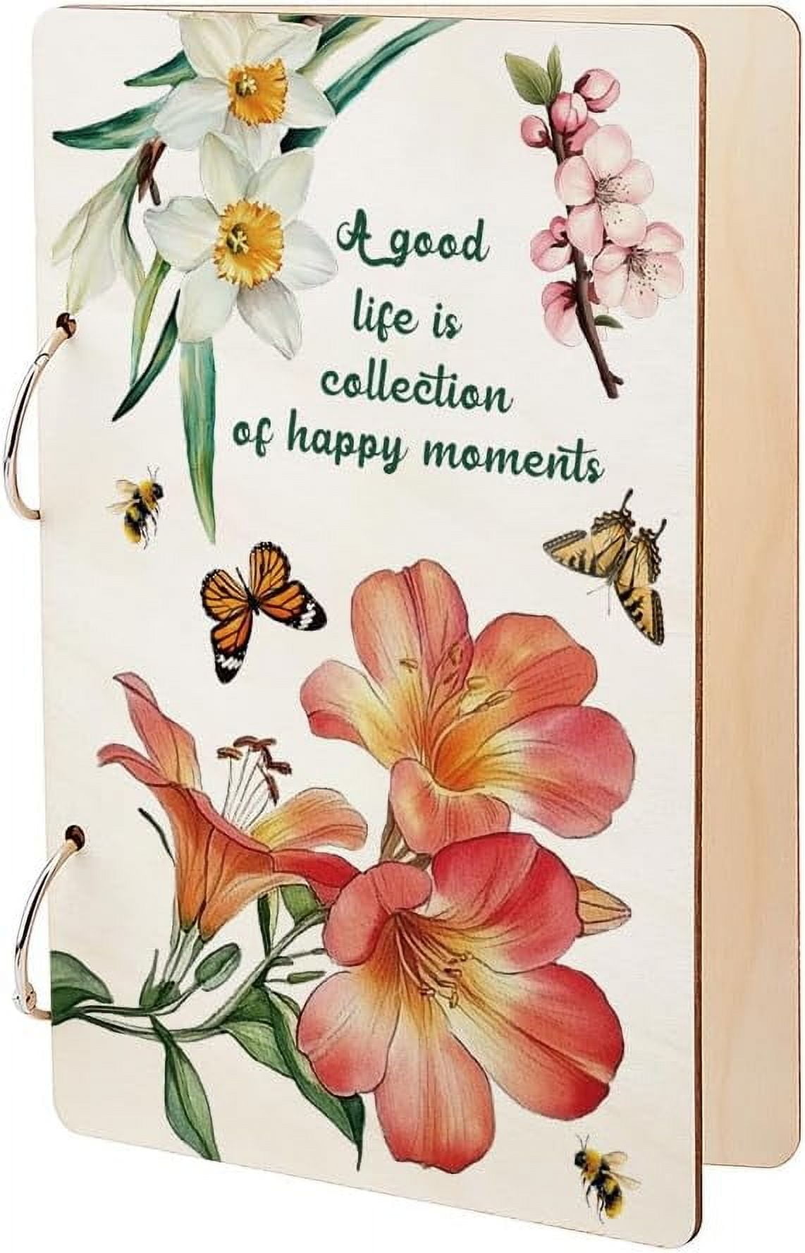 Collection Happy Moment Greeting Card Holder Organizer Wooden Card ...