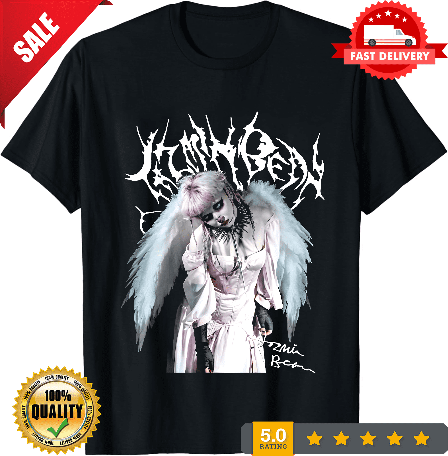 Collection Jazmin Bean Singer Gift For Fan Full Size T-shirt, CROWD ...