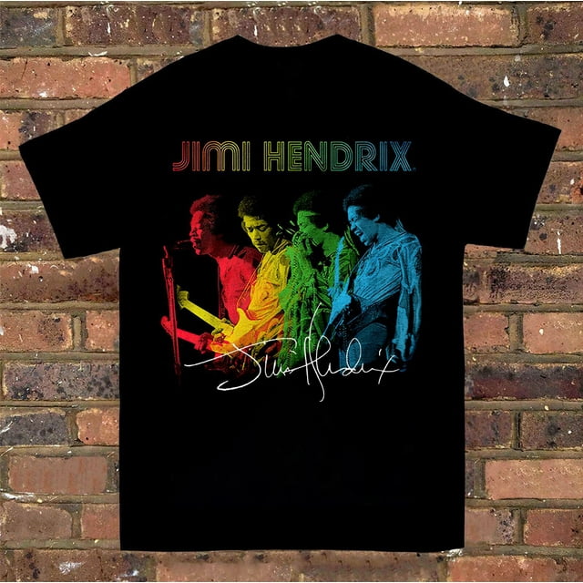 Collection Jimi Hendrix Singer Cotton Black All Size Men T-Shirt TMB212 ...
