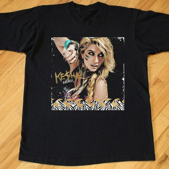 Collection Kesha Singer Gift For Fans Cotton Black S-5XL T Shirt EL055 ...