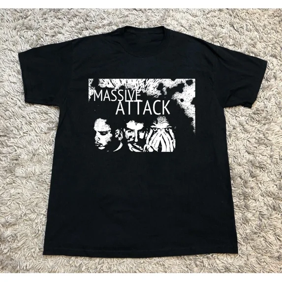 Collection Massive Attack Band Gift Fans Black All Size T-Shirt AE407 ...