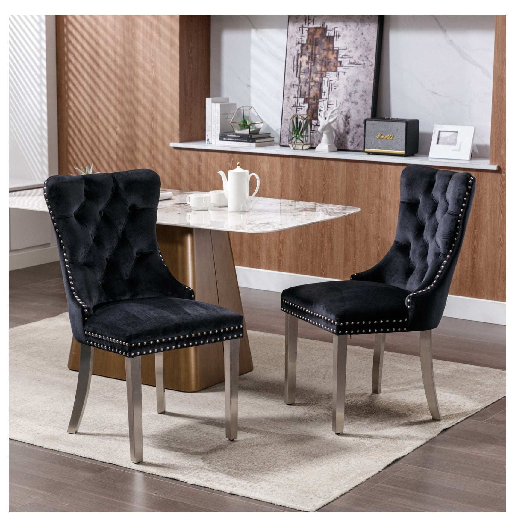 Collection Modern, High-end Tufted Solid Wood Contemporary Upholstered ...