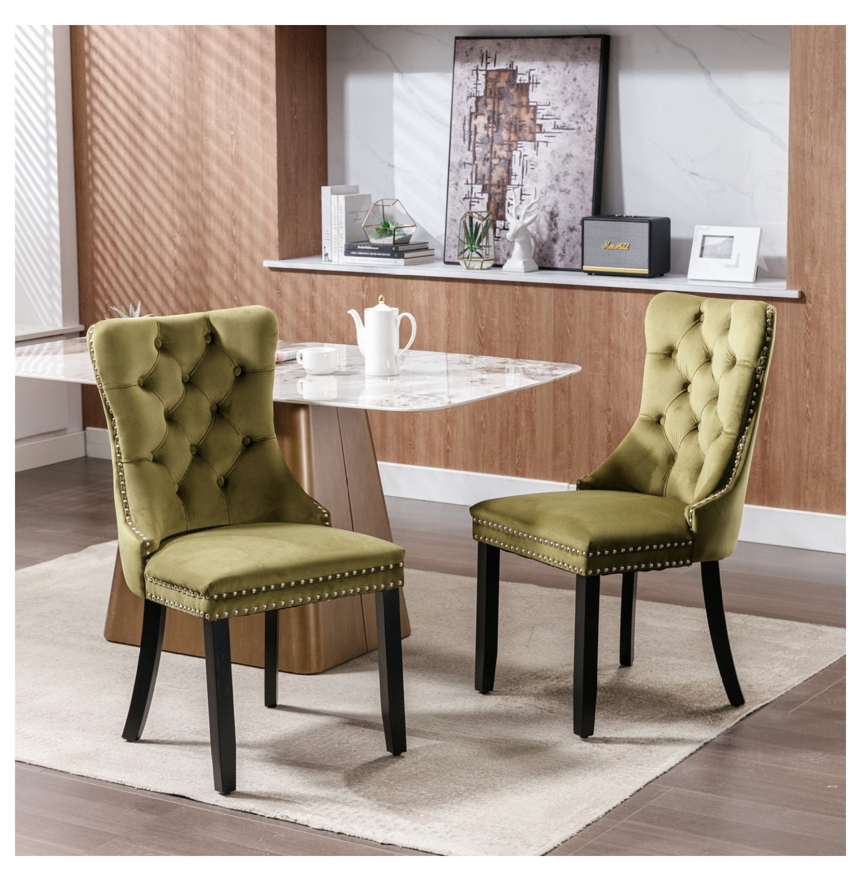 Collection Modern, High-end Tufted Solid Wood Contemporary Upholstered ...