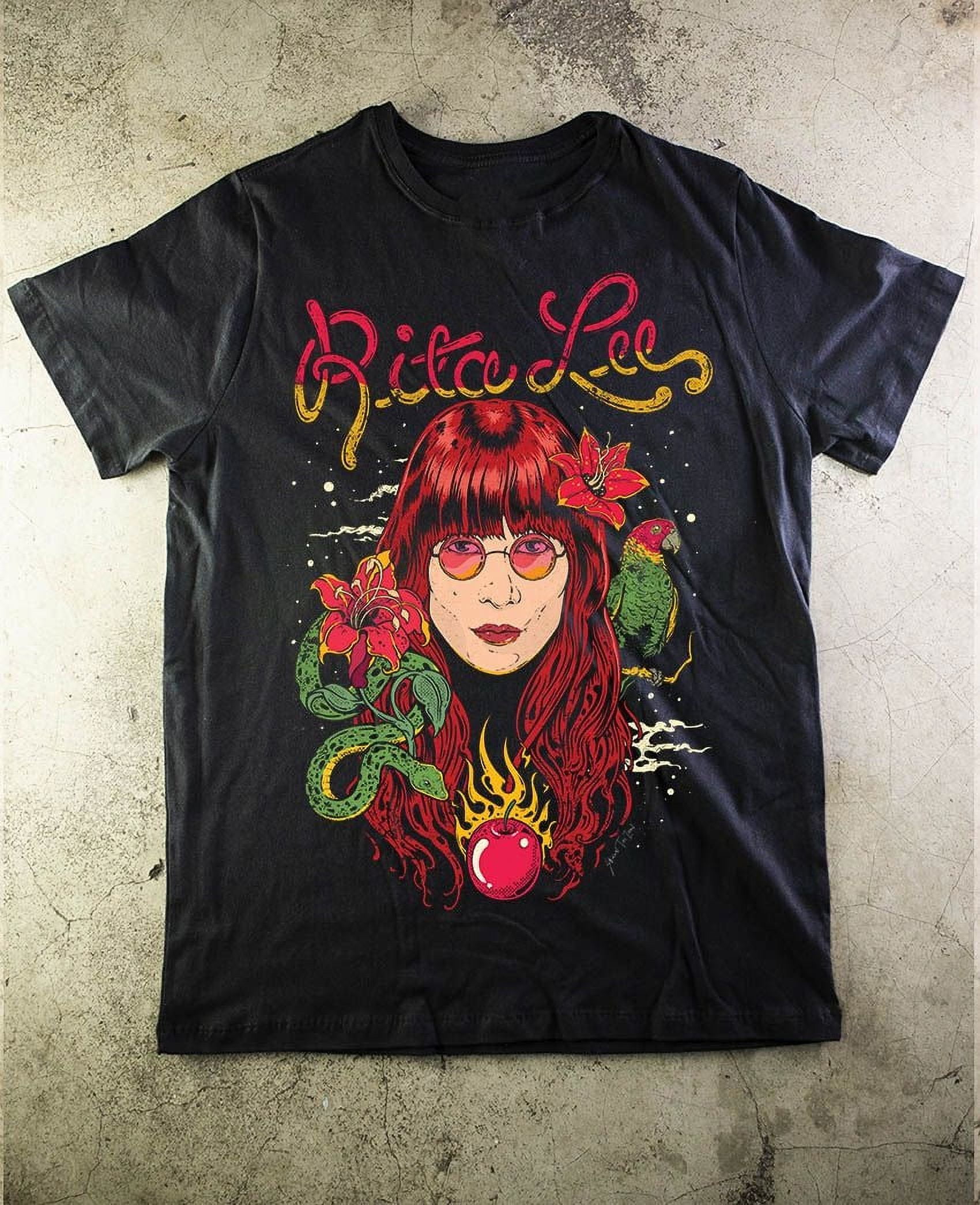 Collection Rita Lee Gift For Fan Black All Size Unisex T-Shirt ...
