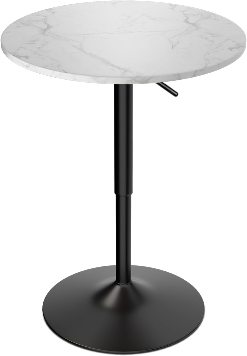 Collection Round Bar Table,Adjustable Height Pub Table and 360°Swivel ...
