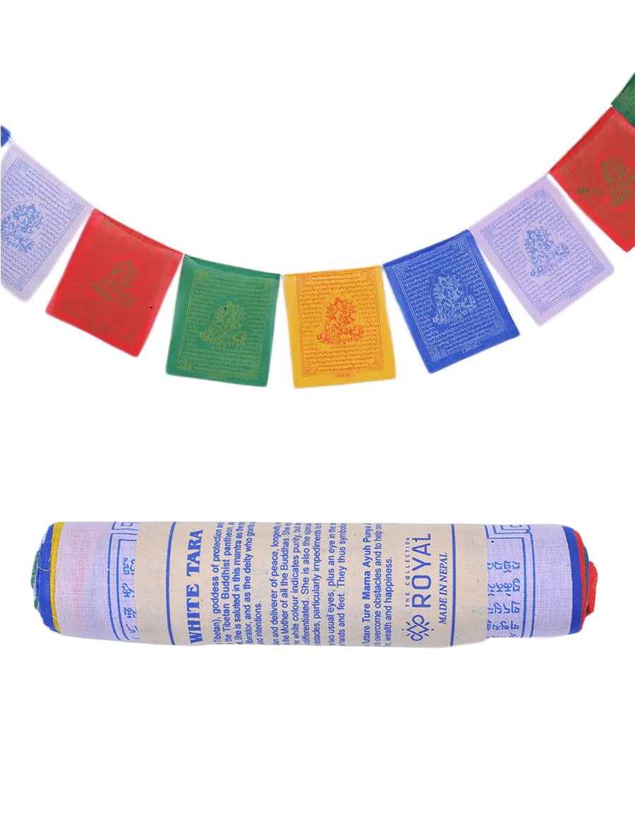 The Collection Royal Tibetan Prayer Flags Outdoor, Zen Flag, Colorful ...
